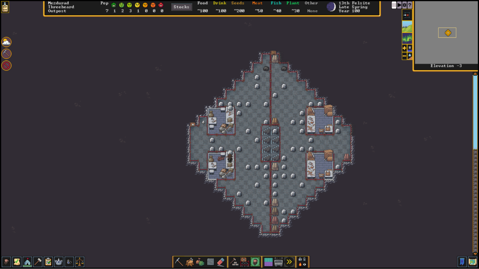 Dorf Fortress – Year 1 – TEX – The Black Pants Legion